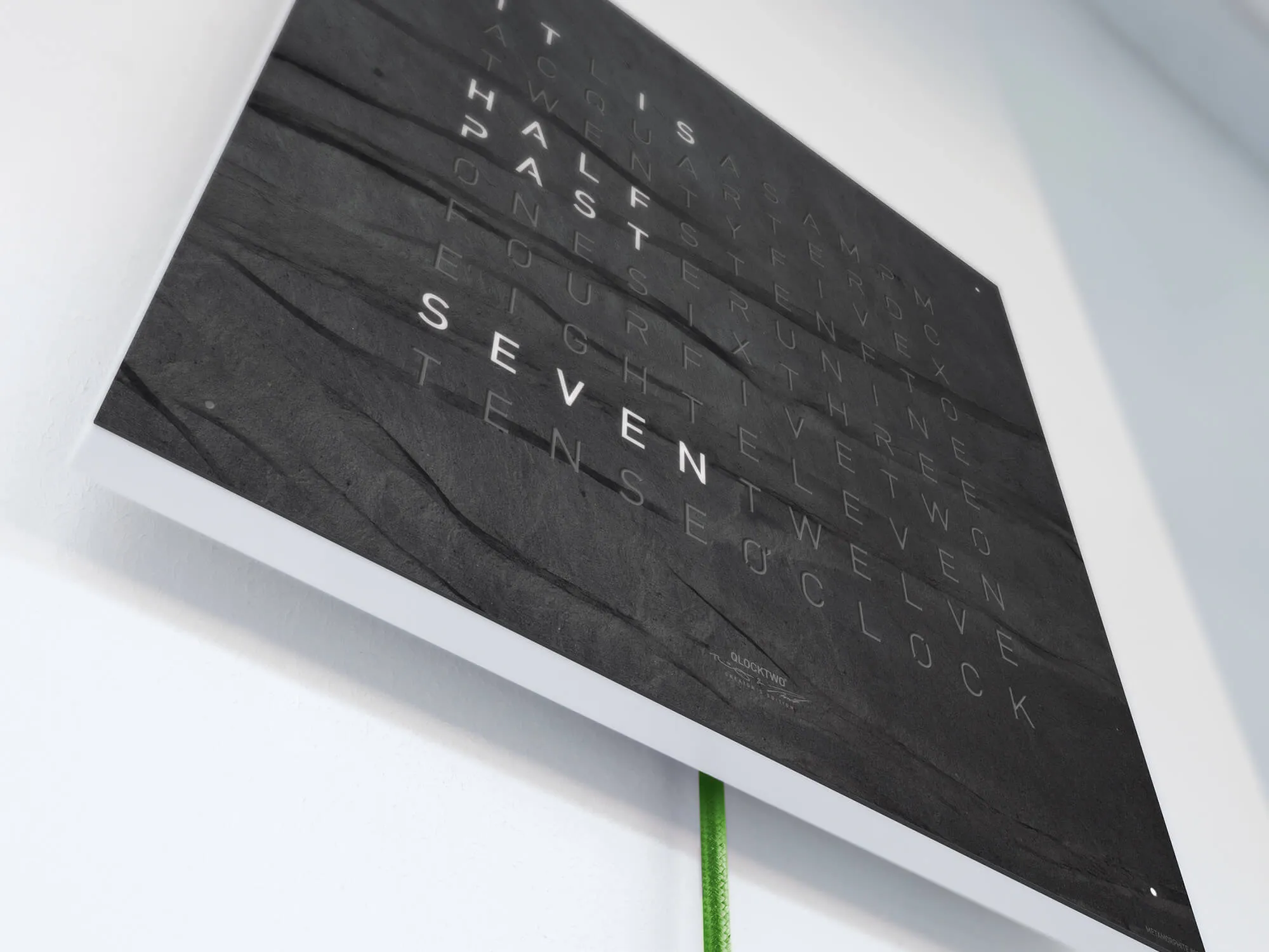 QLOCKTWO EARTH CREATOR'S EDITION METAMORPHITE | QLOCKTWO