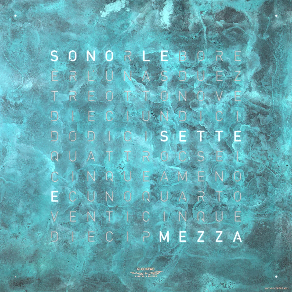 QLOCKTWO EARTH 45 - The most personal time display - CLASSIC | QLOCKTWO